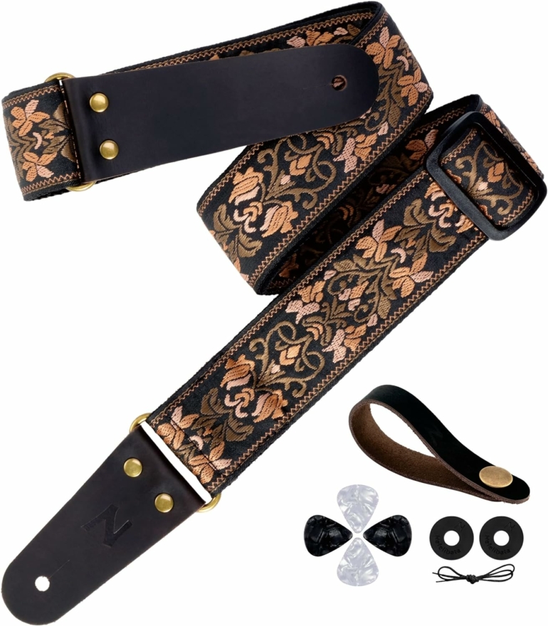 2″ Jacquard Embroidered Guitar Strap Review – Guitar Coach Magazine